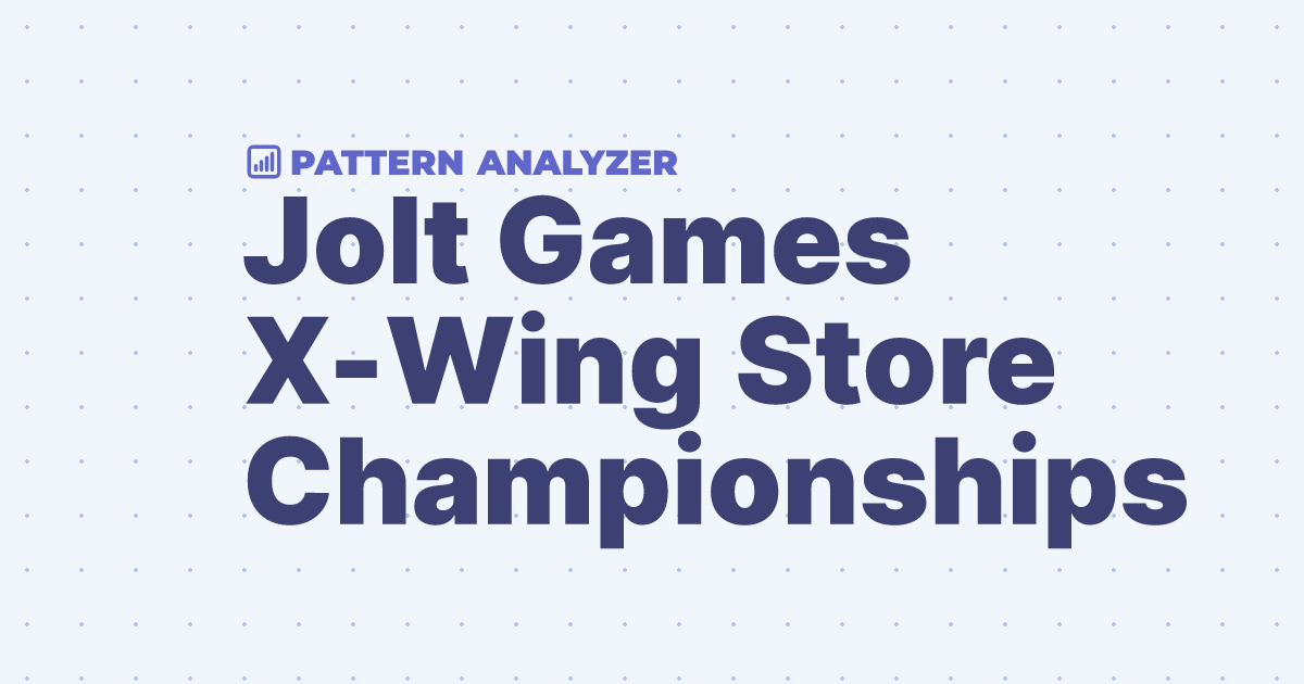 Jolt Games X-Wing Store Championships | Pattern Analyzer